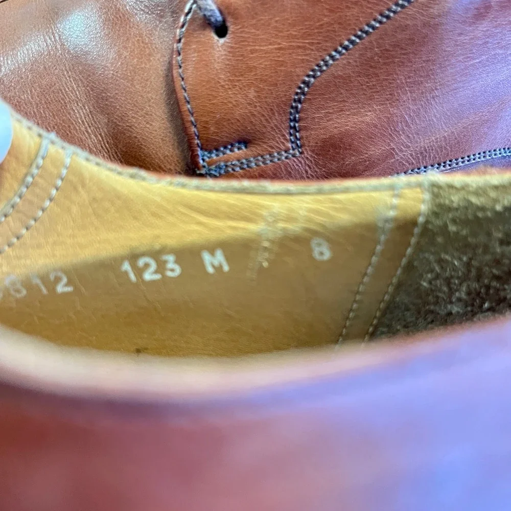 Mezlan | Shoes | Mezlan Leather Split Toe Derby Shoes Men Sz 8 Brown ...